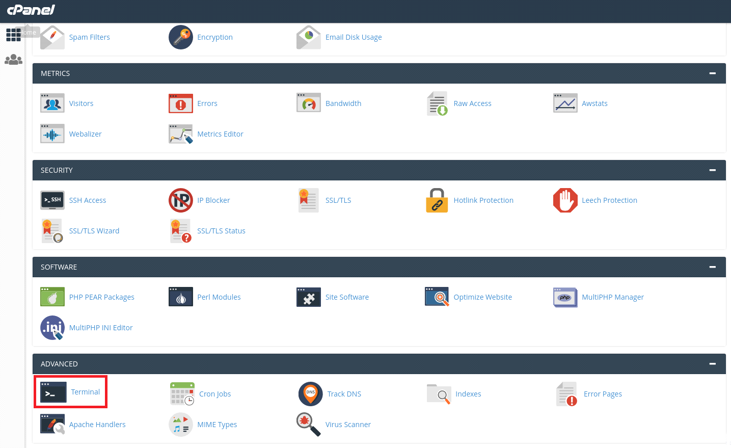 Enable Terminal Application For CPanel - WebHostingPeople Knowledge Base