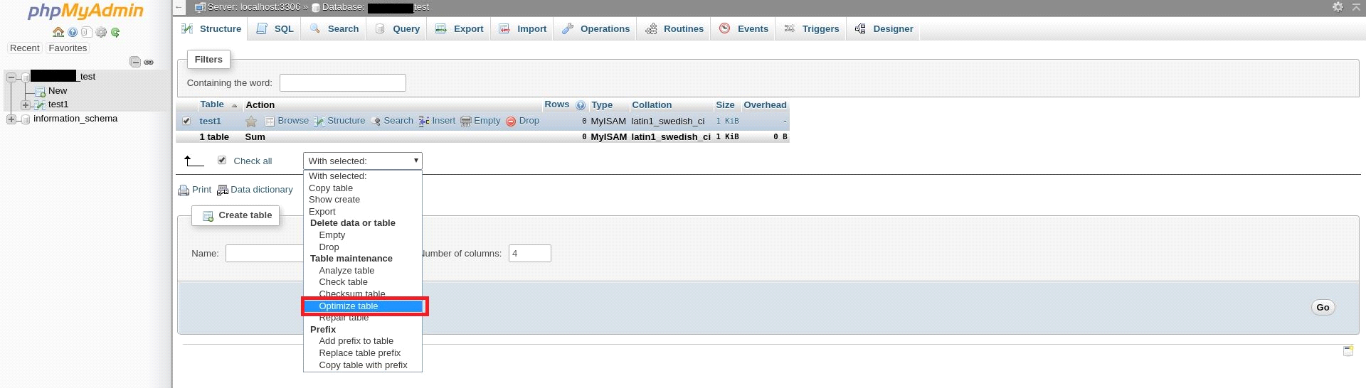 How To Optimize MySQL Database Using PhpMyAdmin In CPanel? - WebHostingPeople Knowledge Base