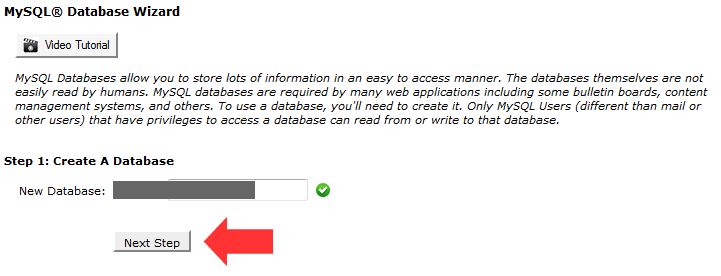 How To Create A Dbdatabase Using The Mysql Database Wizard In Cpanel Webhostingpeople