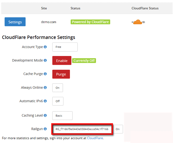 Setting Up Railgun On Cpanel Webhostingpeople Knowledge Base